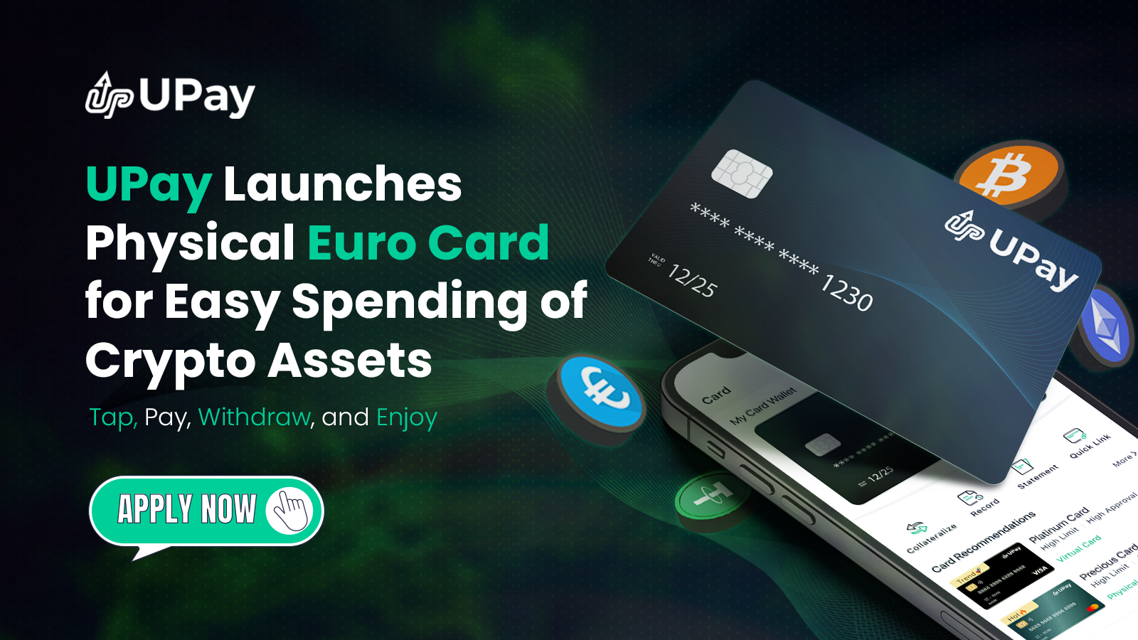 UPay Physical Euro Card Official Launch! – Help Center