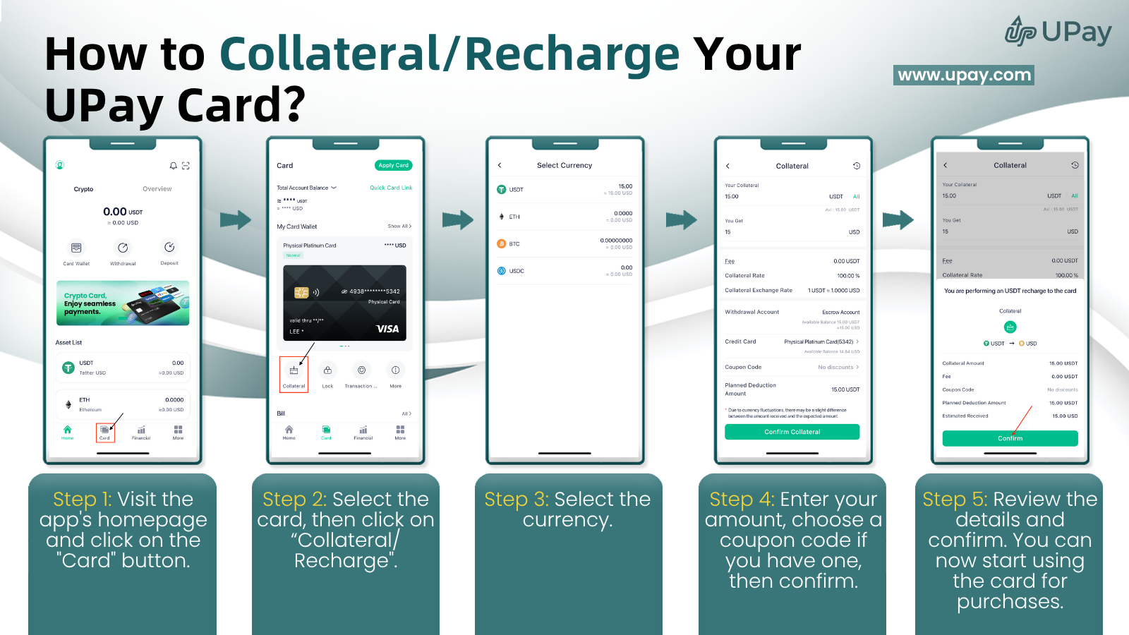 How to Collateral / Recharge Your UPay Card? – Help Center